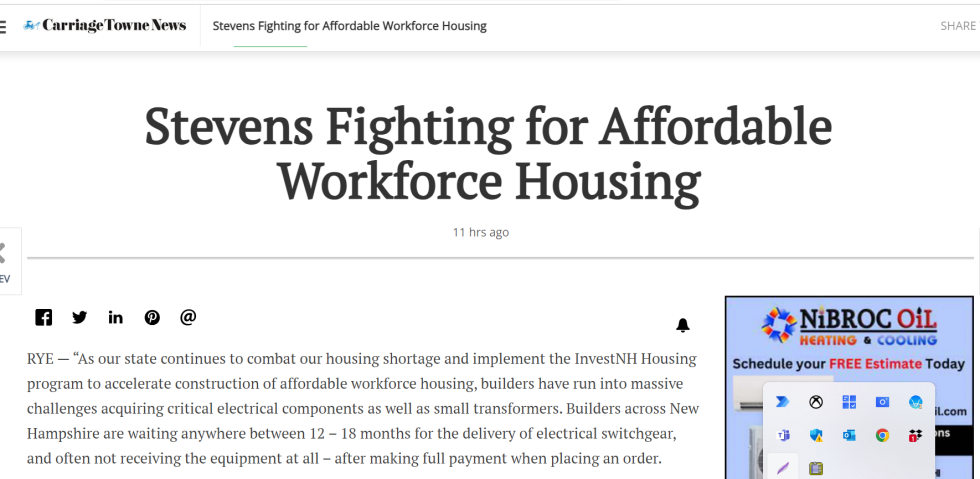 Janet Stevens, New Hampshire Executive Councilor, NH District 3