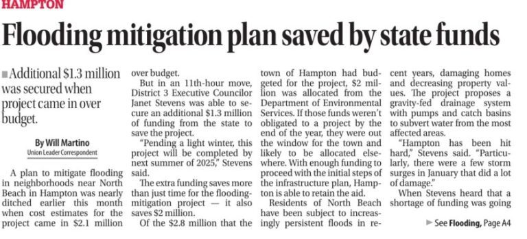 Janet Stevens, New Hampshire Executive Councilor, NH District 3